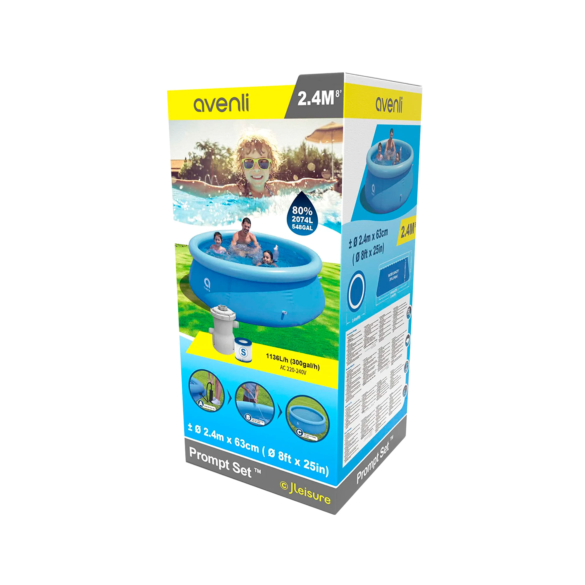 Piscina Inflable Familiar Redonda - Ferrenovo Online