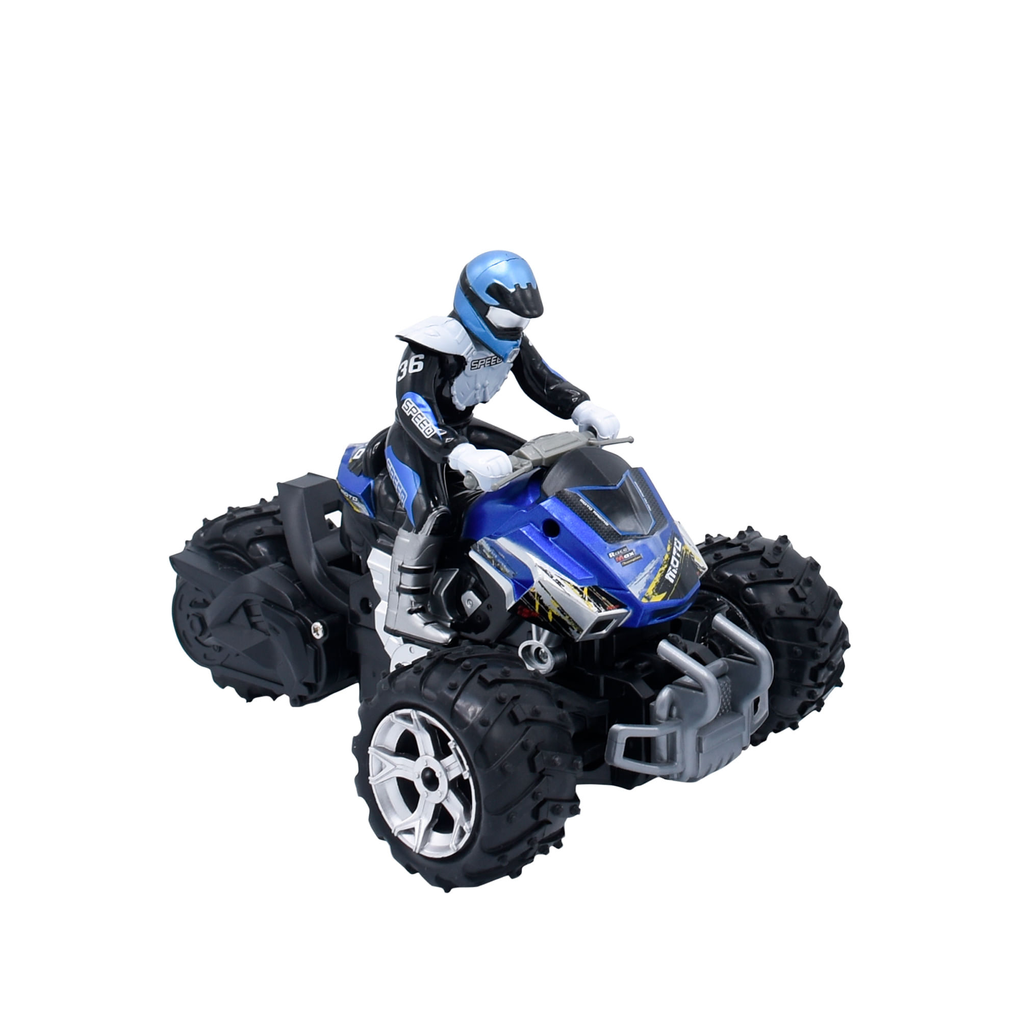 Moto Control Remoto Cross Country con Control Tipo Timón Toy Logic ...