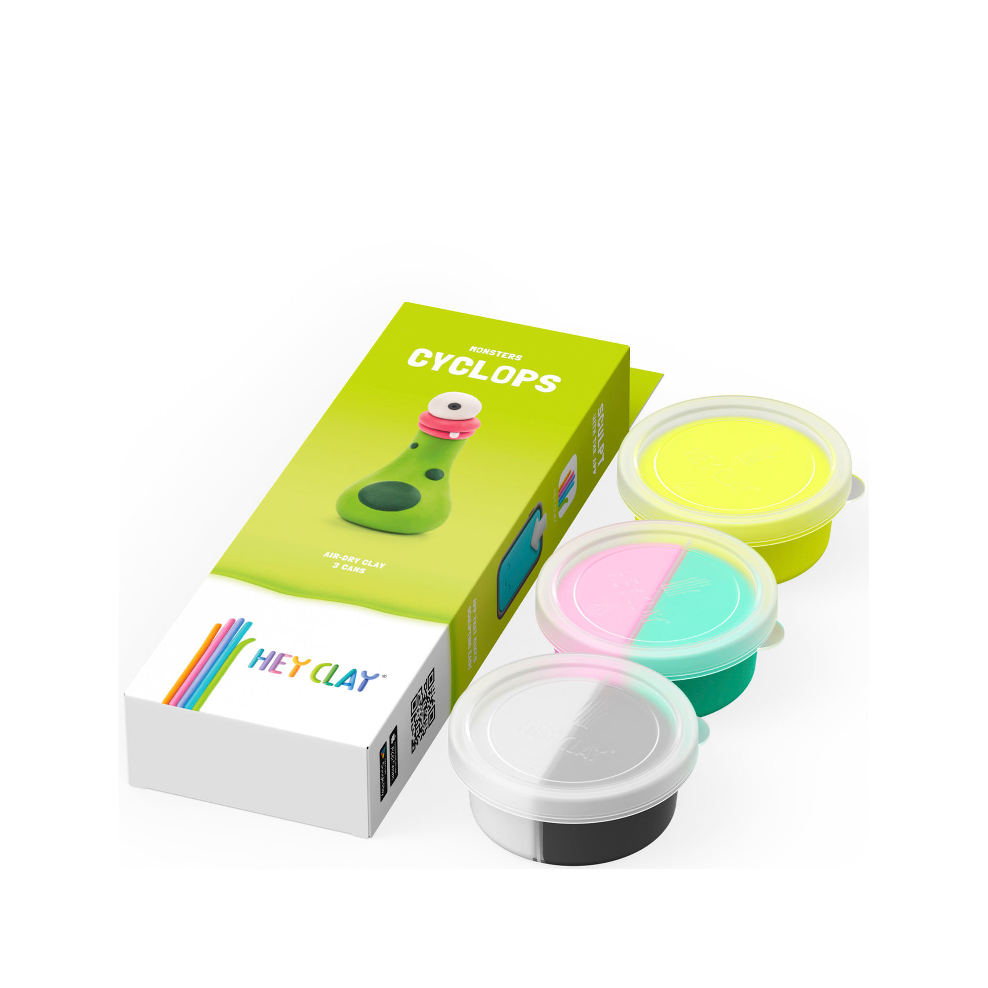 Masa Moldeable Hey Clay Monstruo Cyclops x 5 Colores - Tienda Online ...