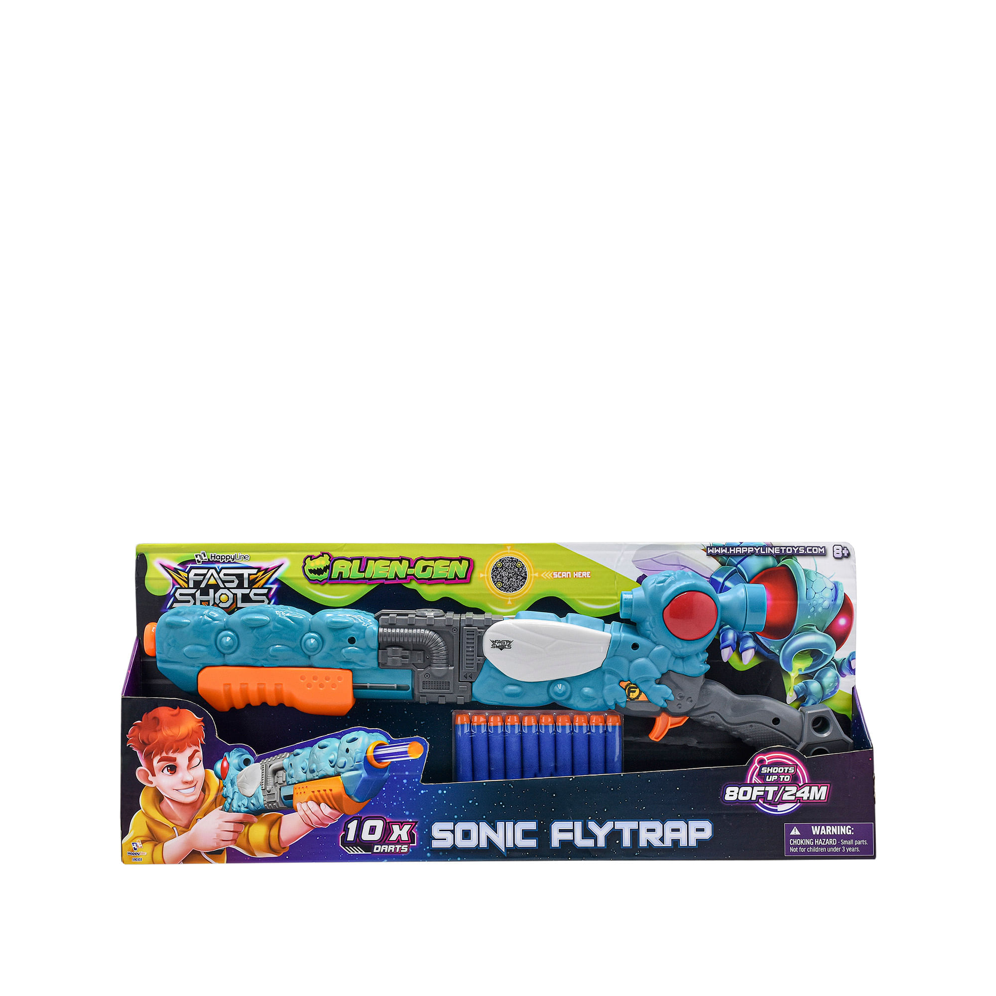Set Lanzador Monstruo 10 Dardos Espuma Fast Shots - Tienda Online Toy Logic