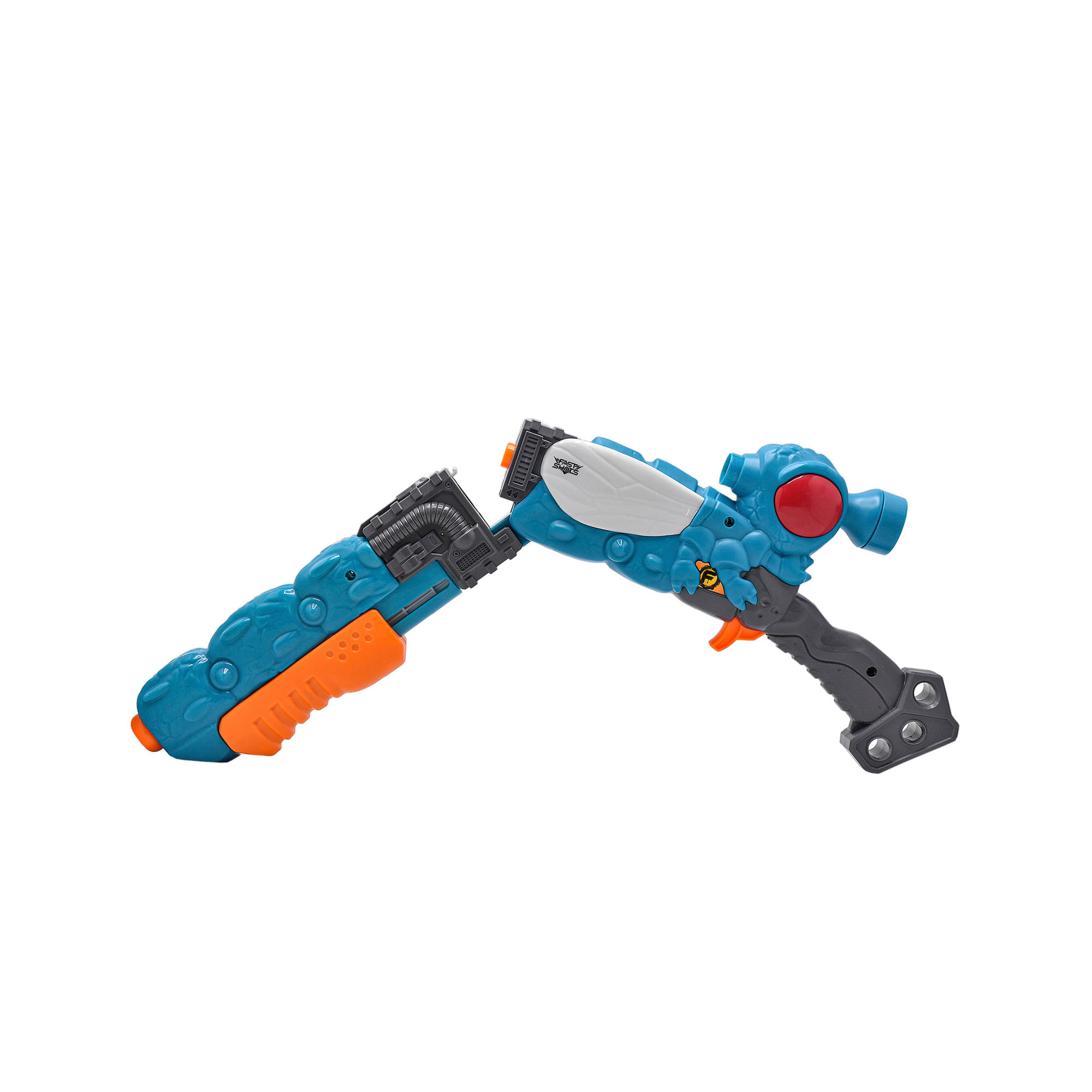 Set Lanzador Monstruo 10 Dardos Espuma Fast Shots - Toy Logic Juguetería