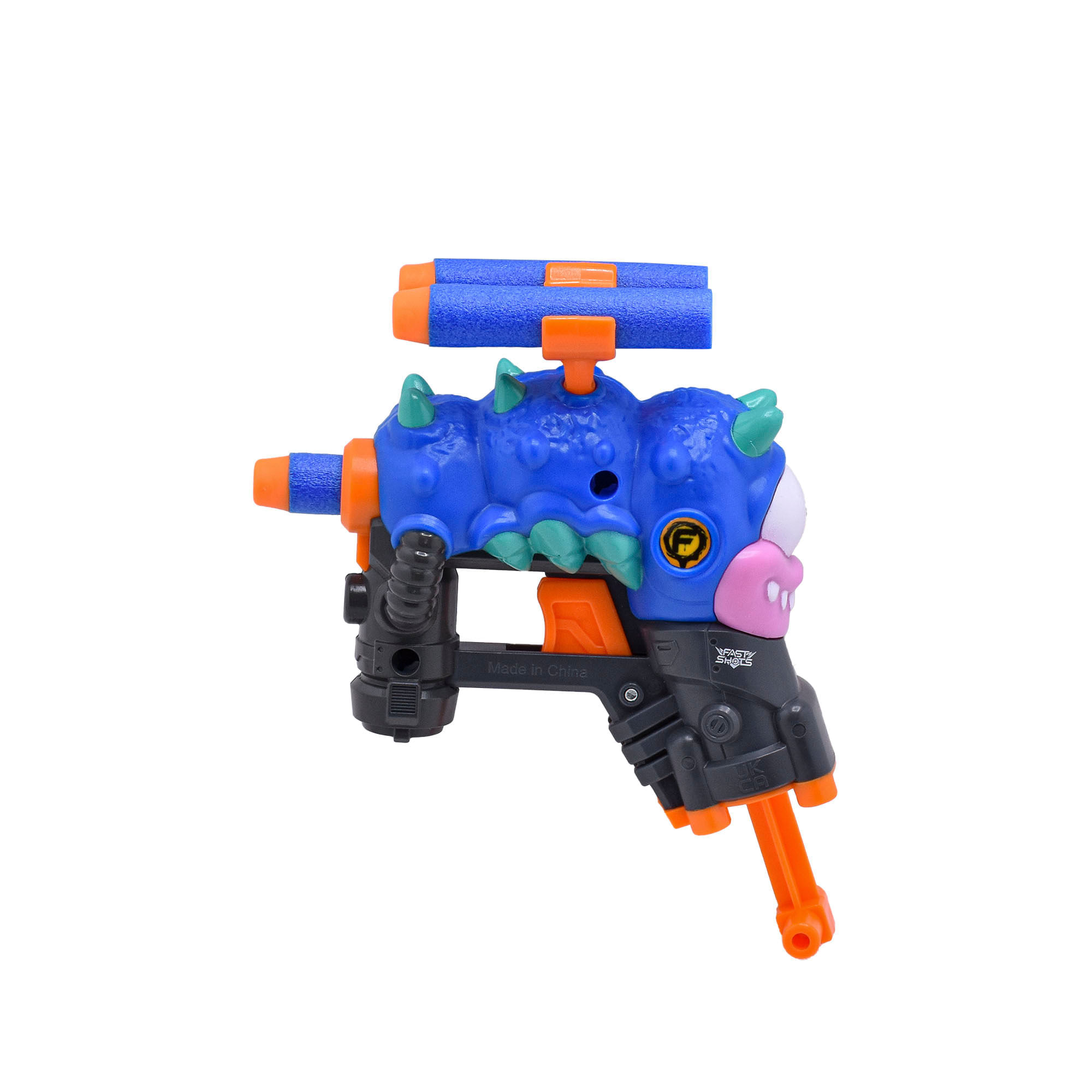 Set Lanzadores Monstruo 8 Dardos Espuma y 2 Objetivos Fast Shots ...