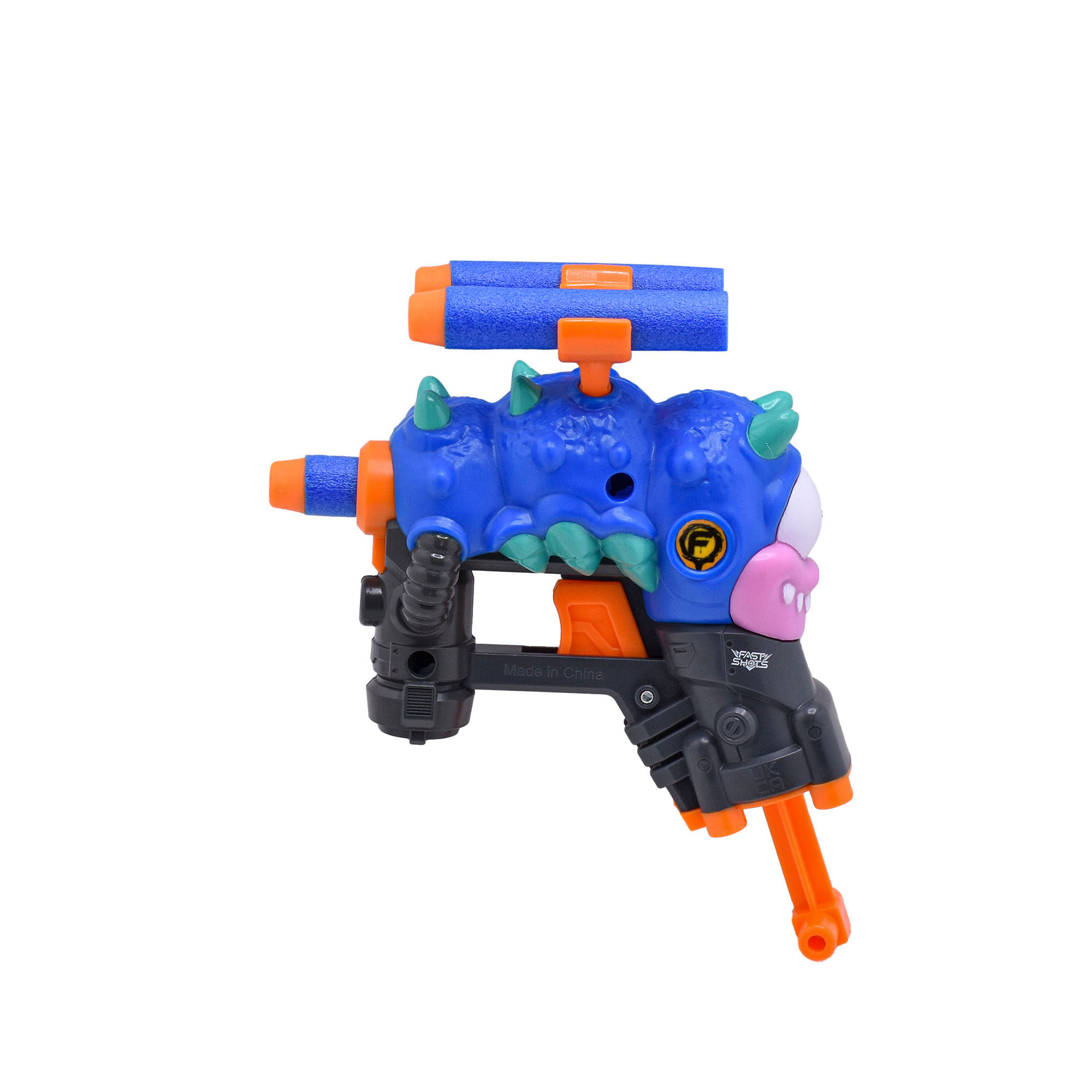 Set Lanzador Monstruo 3 Dardos Espuma Fast Shots - Ferrenovo Online