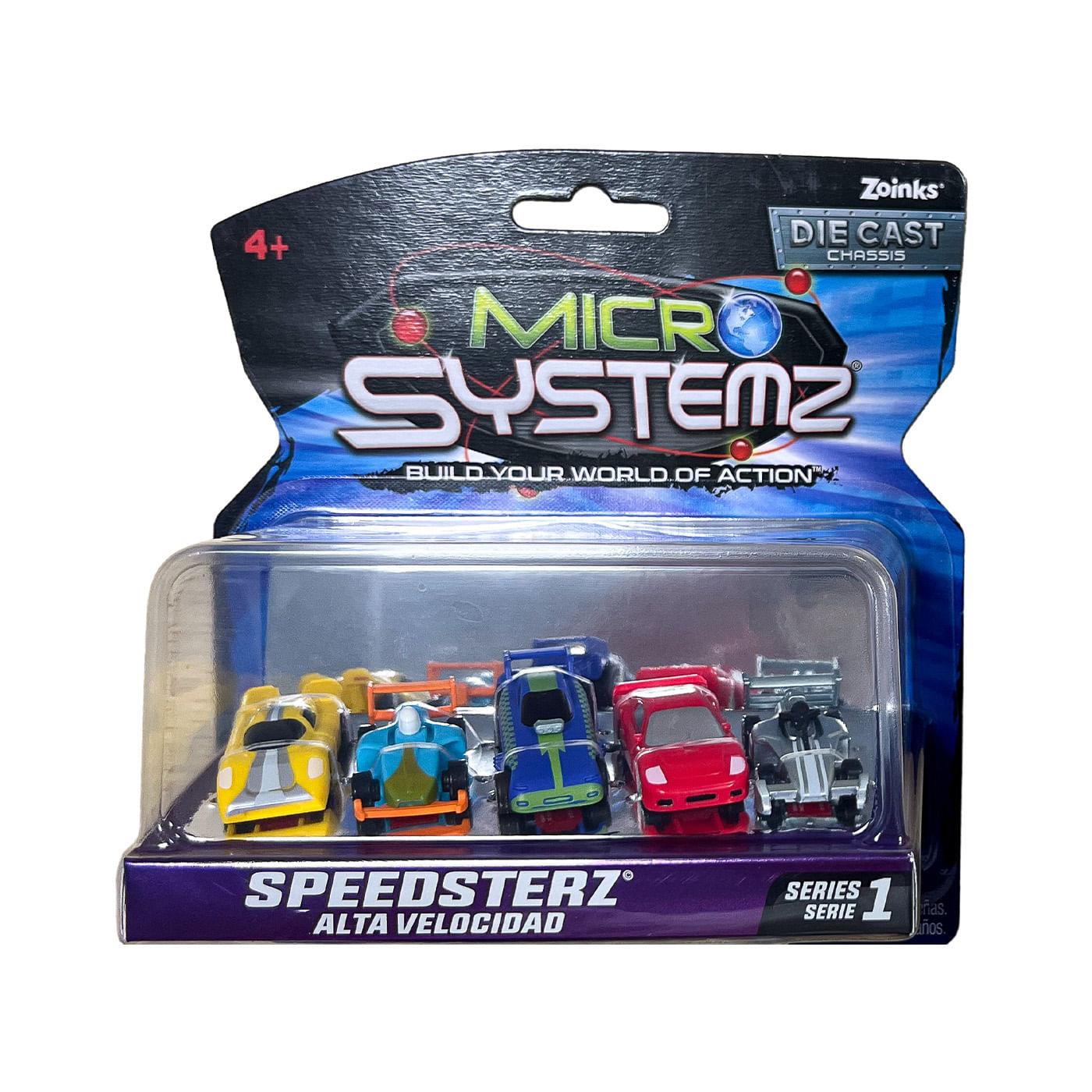 Pack x 5 Carros Speedsterz Micro Systemz - Tienda Online Toy Logic