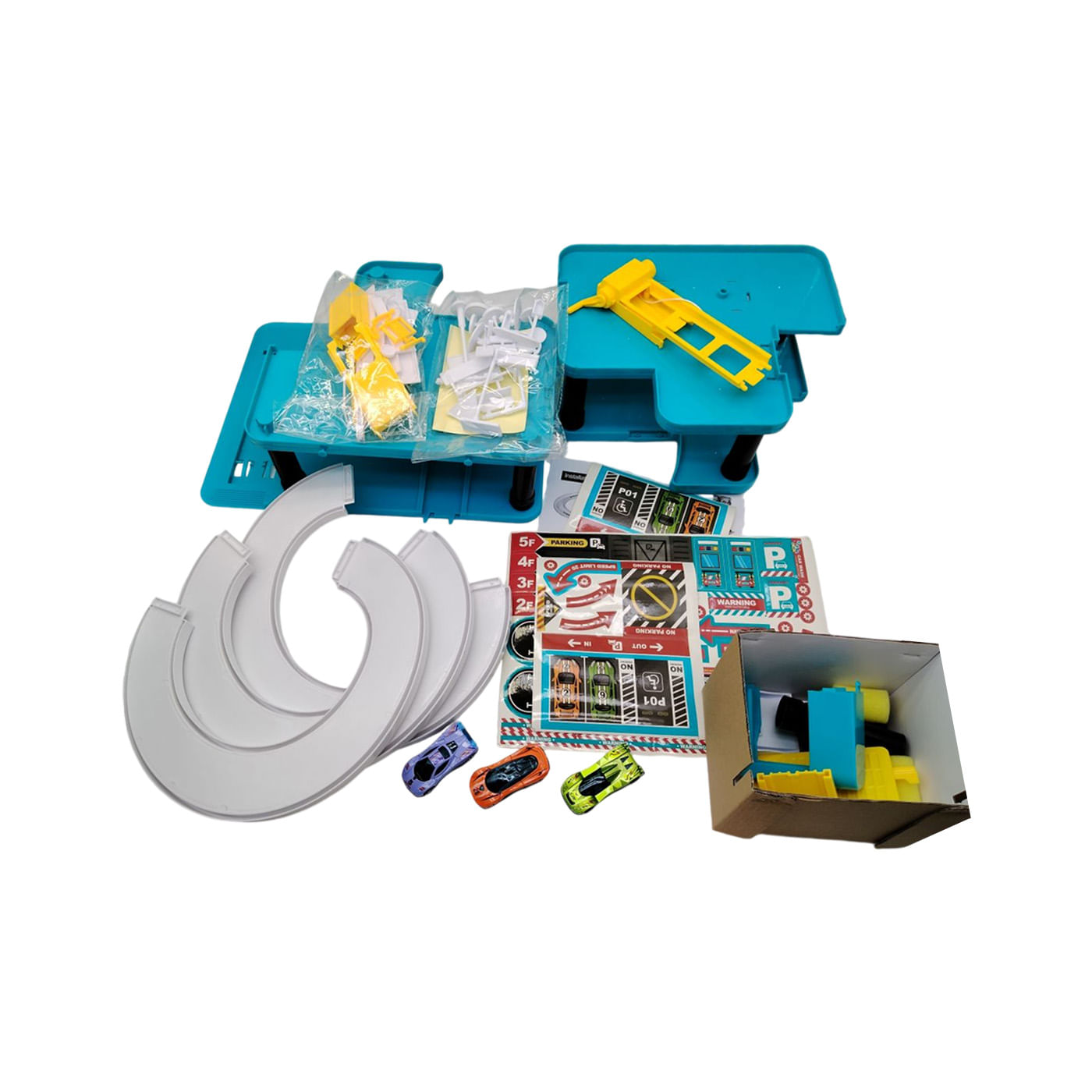 Playset Parking Ramp Fast Road Aventura en el Estacionamiento - Tienda ...
