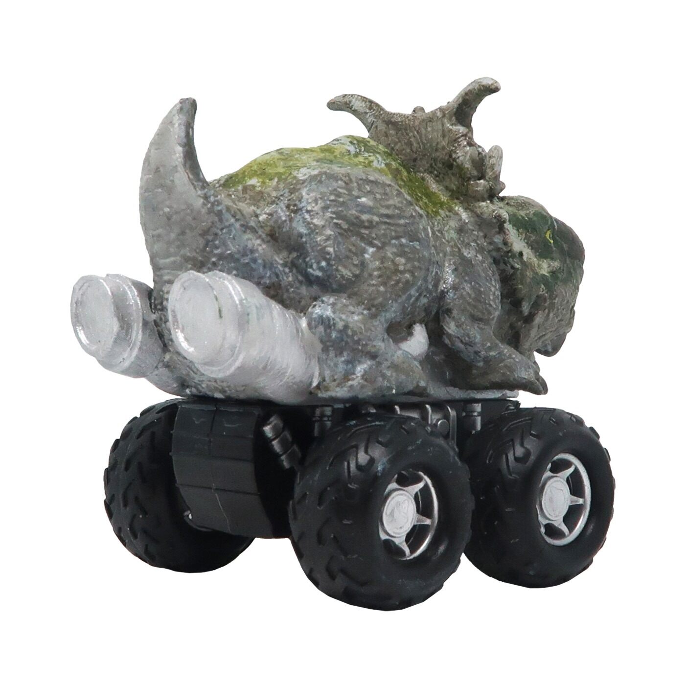 Carro Dinosaurio Pachyrhinosaurus Jurassic World Gris-Pull back -5 cm ...