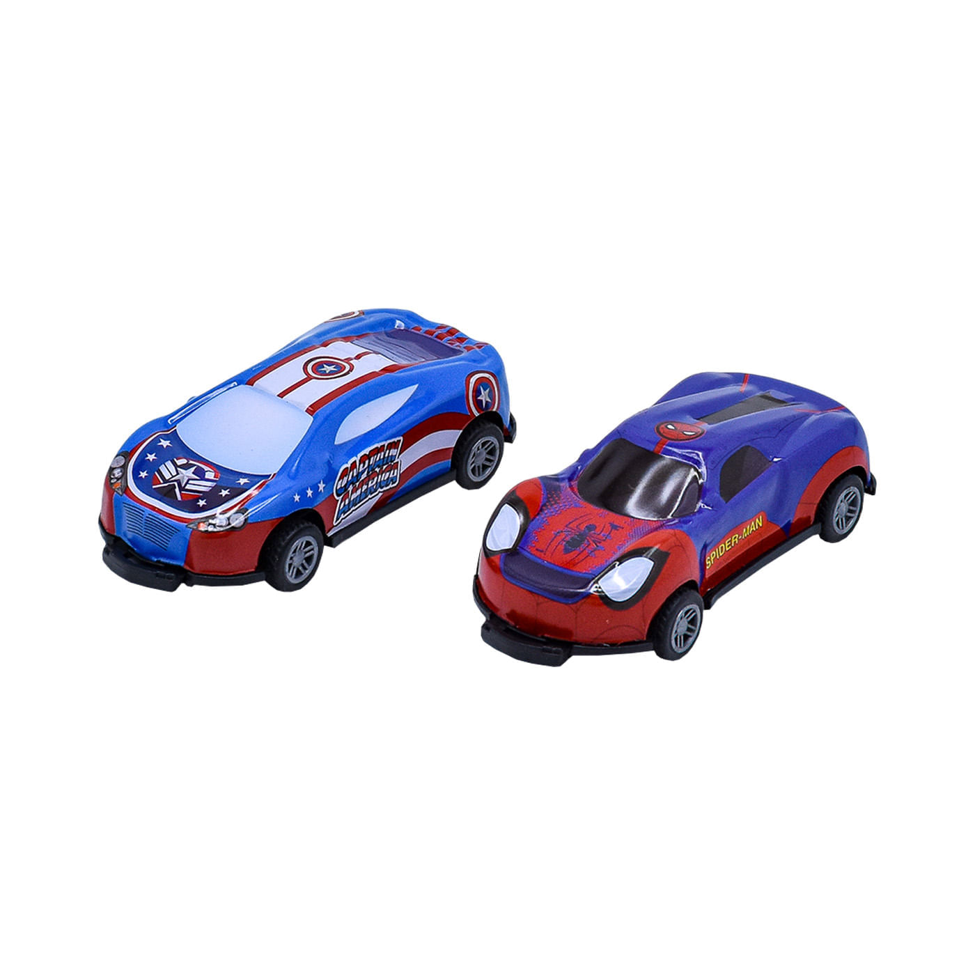Pack X 4 Carros Pullback 9cm Marvel Flip Giros 360° - Tienda Online Toy ...